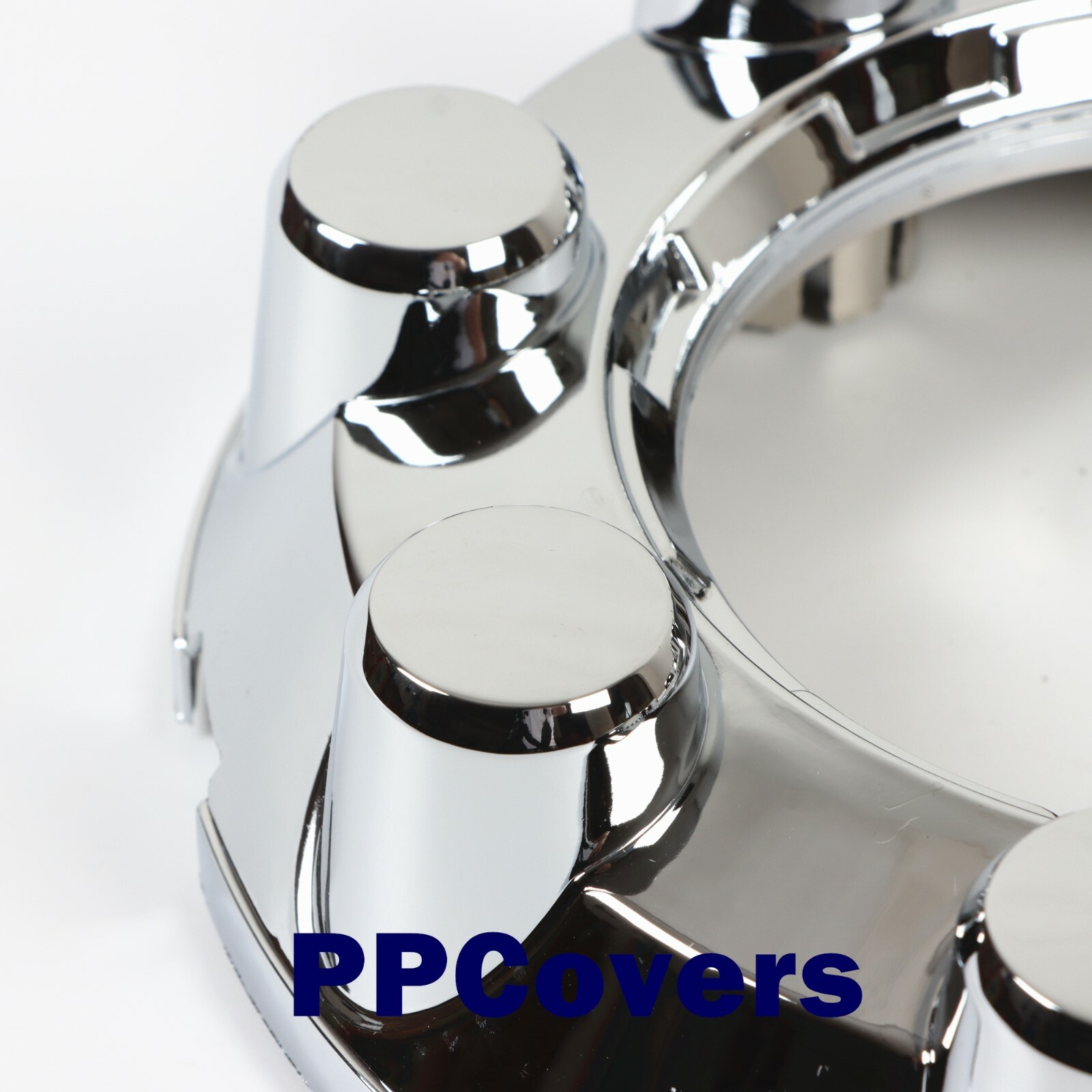 Fit F250 F350 SD 4x4 Chrome Wheel Center Hub Caps 8 Lug Rim Lug Cover ...