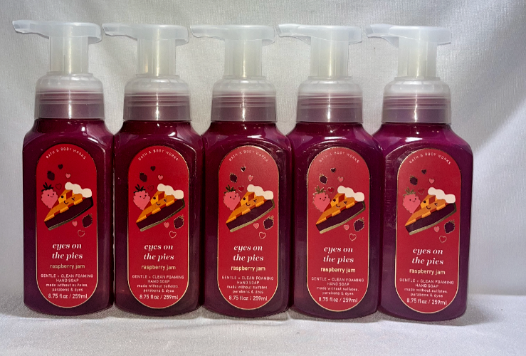 5 Raspberry Jam Gentle Foaming Hand Soap Bath & Body Works 8.75 oz | eBay