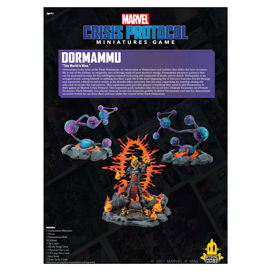 Marvel Crisis Protocol: Dormammu Ultimate Encounter Character Pack 841333109318 | eBay