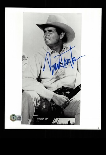 BUCK TAYLOR SIGNED 8X10 PHOTO BECKETT AUTHENTICATED COA NEWLY GUNSMOKE ...