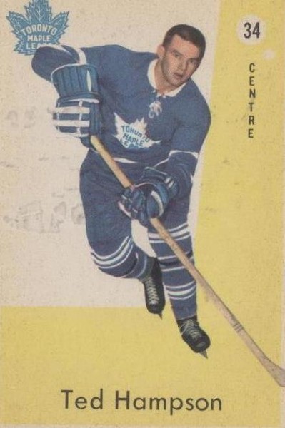 1959-60 Parkhurst - #34 Ted Hampson (RC) for sale online | eBay