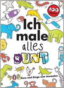 Ich male alles bunt: 400 Tiere und Dinge zum Ausm... | Buch | Zustand ...