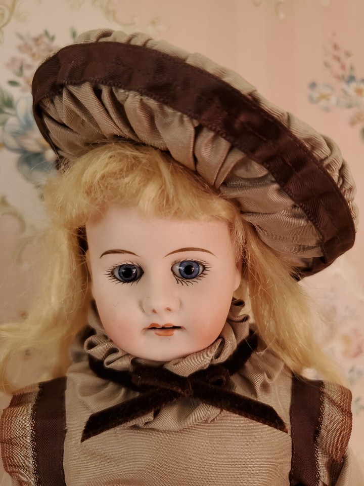 12" Early German Gebruder Kuhnlenz GK Shoulderhead Fashion Doll 61-21 ...