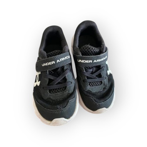 Under Armour Boys Girls Athletic Sneakers Black Size 7K Youth Shoes | eBay