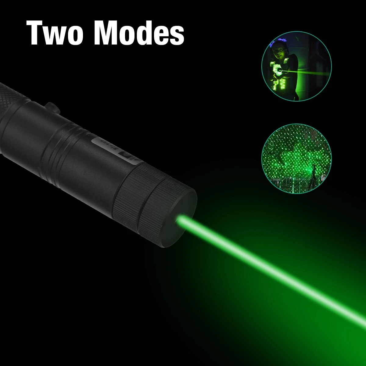 Green Laser Pointer Stars