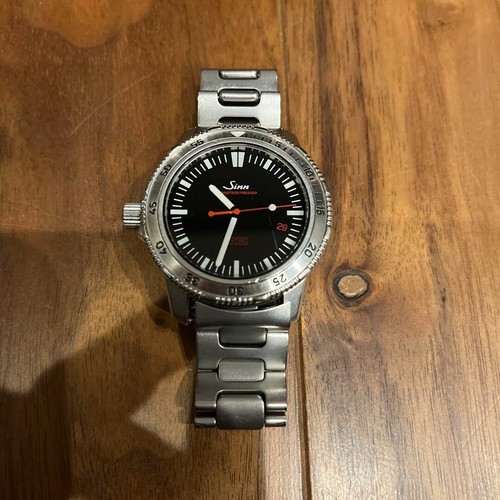 Sinn 403 EZM2 Hydro Diver Black Dial 41mm Quartz 5000m Waterproof Men's ...