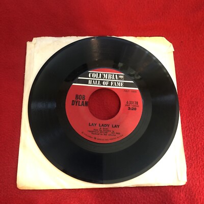 Bob Dylan - Lay Lady Lay b/w I Threw It All Away 45 RPM 7'' | eBay