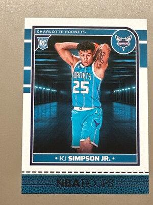 #272 KJ Simpson Jr. RC Rookie Card Charlotte Hornets 2024-25 Panini NBA ...