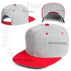 Baseball Cap Snapback Hat Adjustable Solid Plain Blank Flat Bill Men ...
