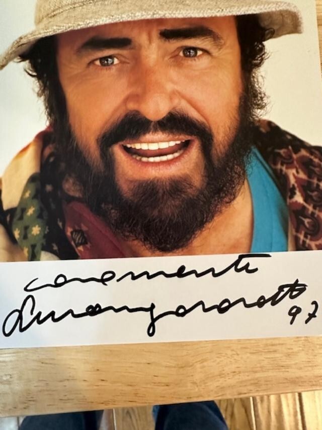 Luciano Pavarotti (Opera Singer) Signed Autographed 8X10 Photo | eBay