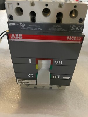 ABB SACE S3 S3H 225A 3-POLE 480V CIRCUIT BREAKER | eBay