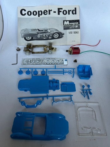Monogram Cooper-Ford (Blue) 1/32 scale slot car NIB | eBay