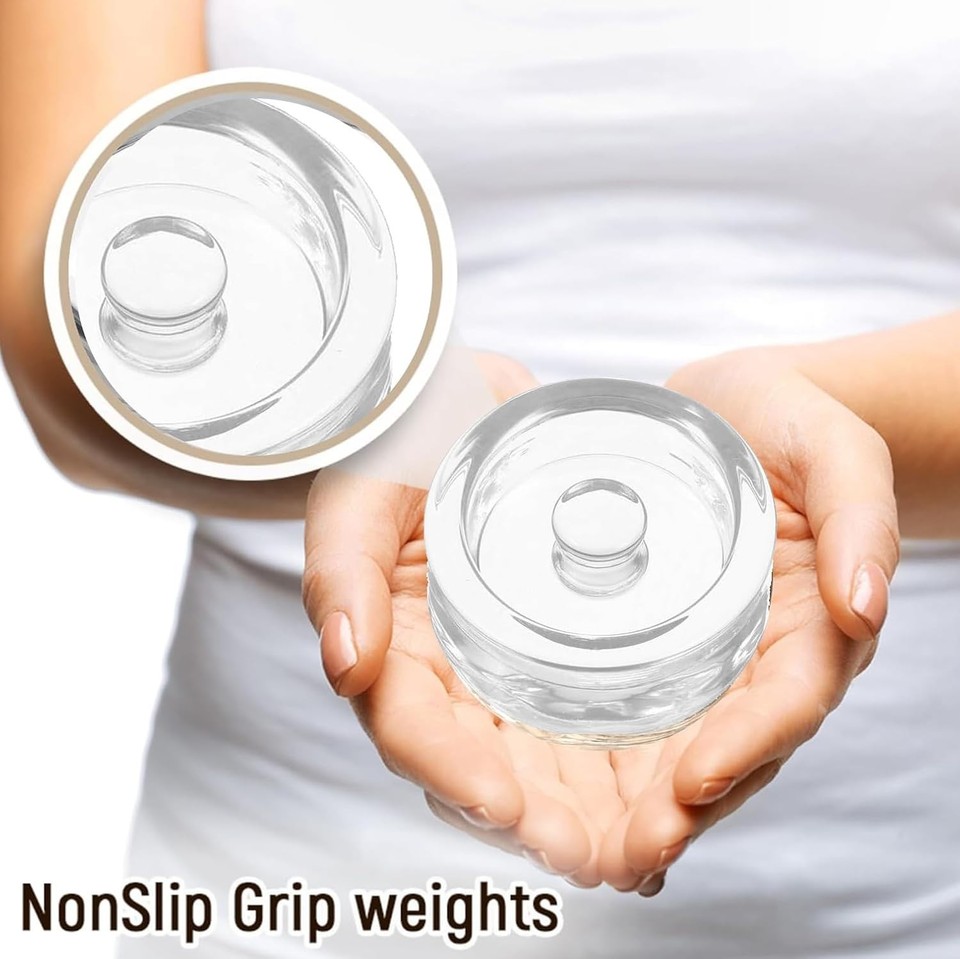 Fermentation Glass Weights with Easy Grip Handle for Mason Jars, Lead ...