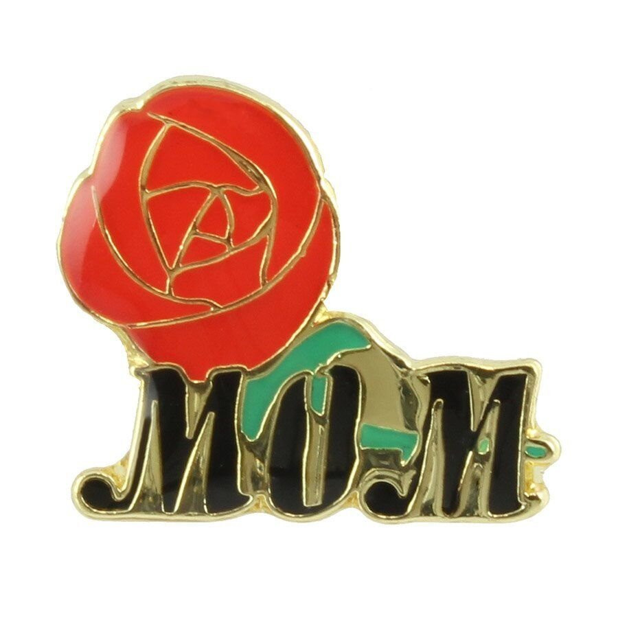 Mom Pin with Rose, Mothers Day Pin, Mom Gifts - Set of 2 Pins | eBay