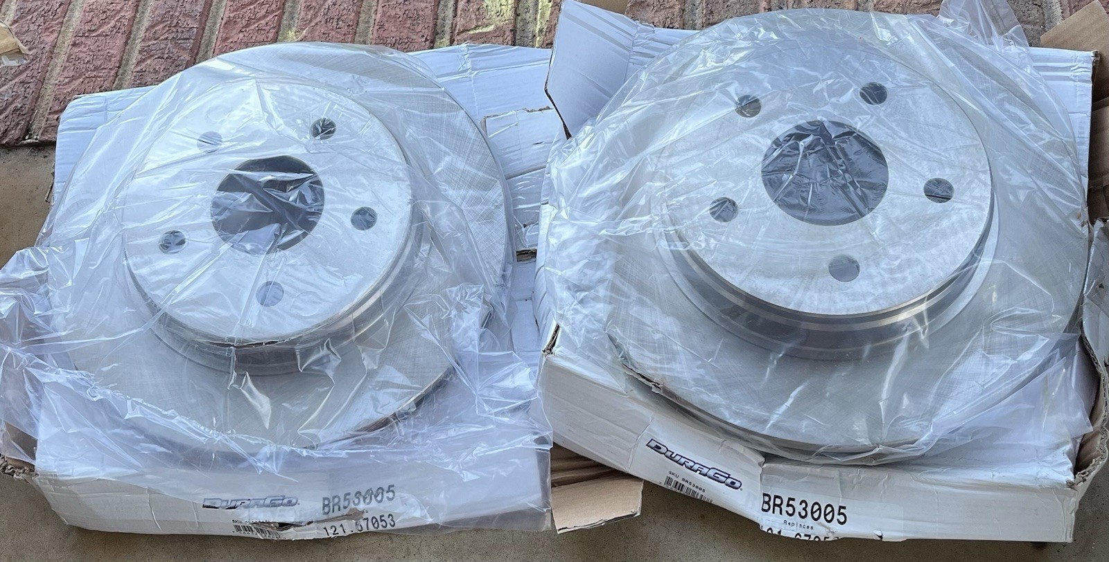 A PAIR (2) Brand New Rotors BR53005 / 121.67053 Dodge Ram 1500, Durango ...