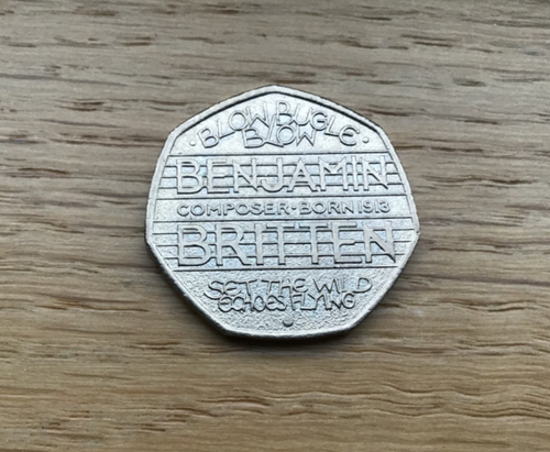 2013 Benjamin Britten 50p Silver Proof Coin | eBay UK