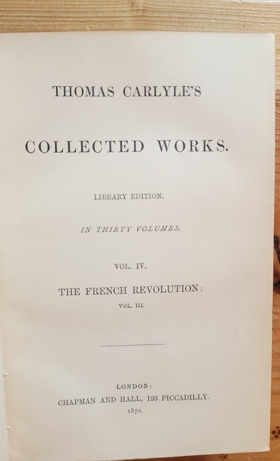Thomas Carlyle Collected Works – 30 Volumes + Index (31 Books ...