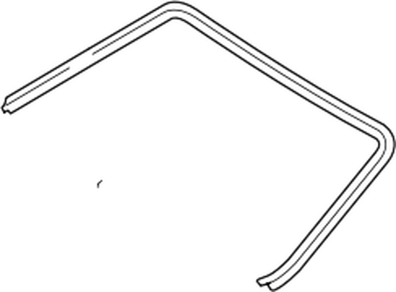 75533-52140 Toyota Moulding, windshield, outside 7553352140, New ...