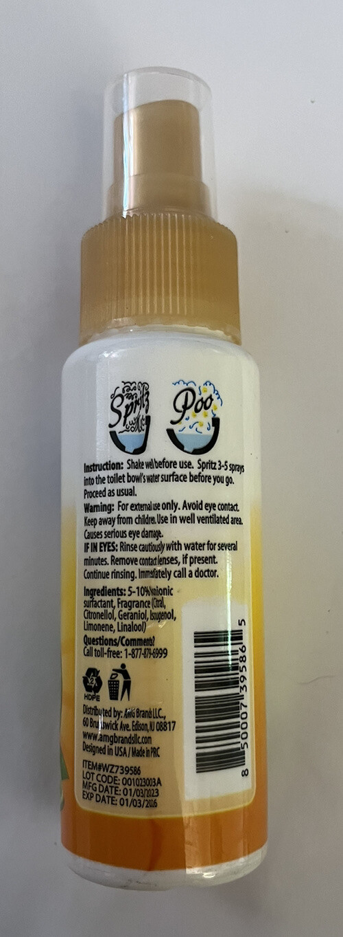 Huge Lot of 12 Poopsy Daisy Pre-Poo Spray By Wizard 2oz each ~ Citrus ...