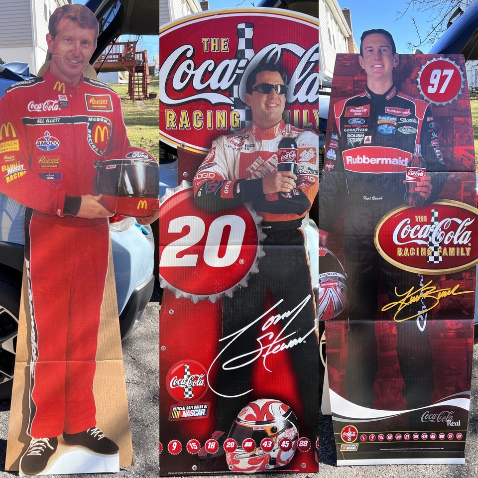 LOT of 29 Nascar Standee Stand Up Cardboard Cutouts Store Displays Life ...