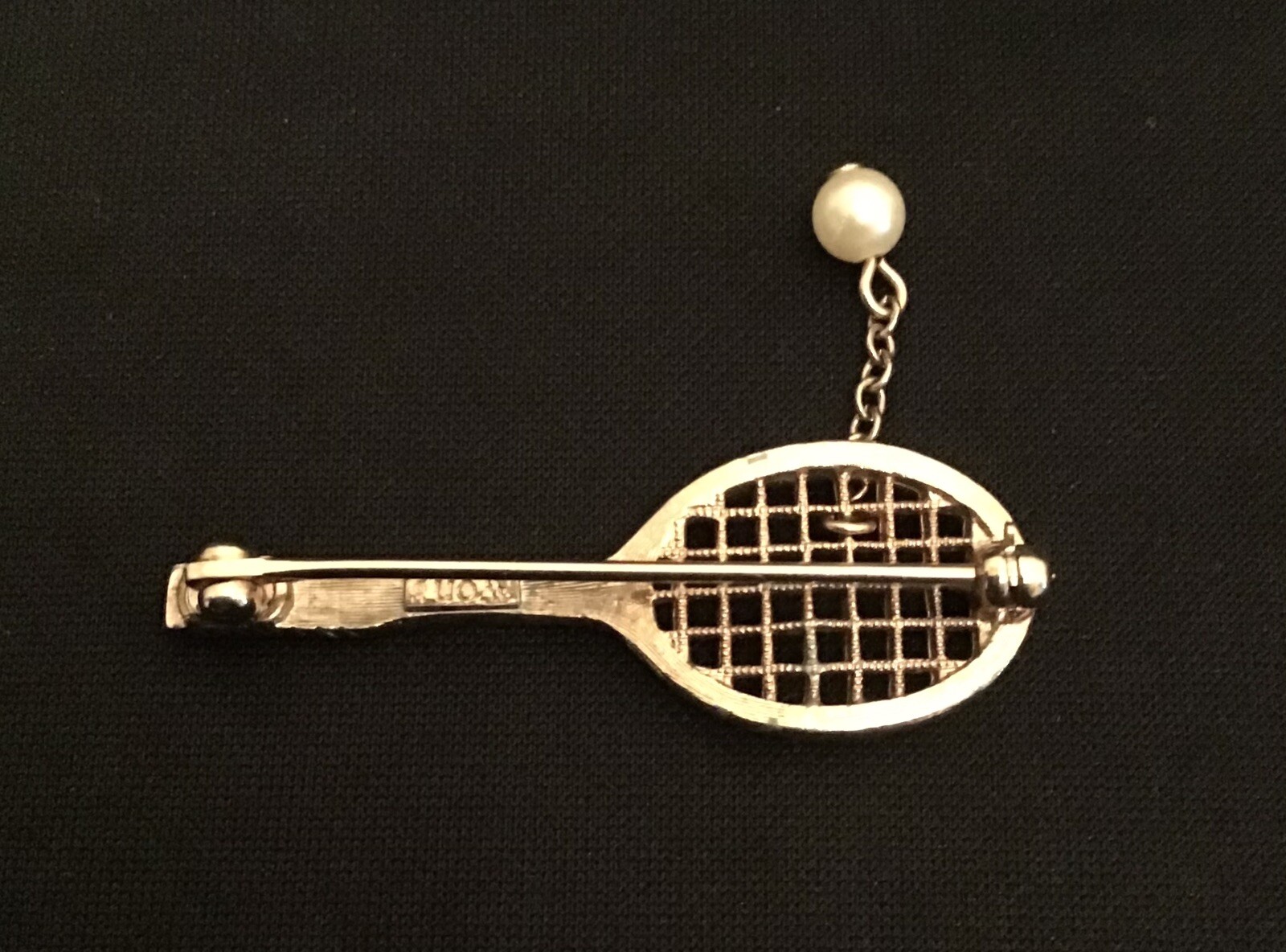 Vintage AVON Tennis Racquet Label Pin Brooch Pin | eBay
