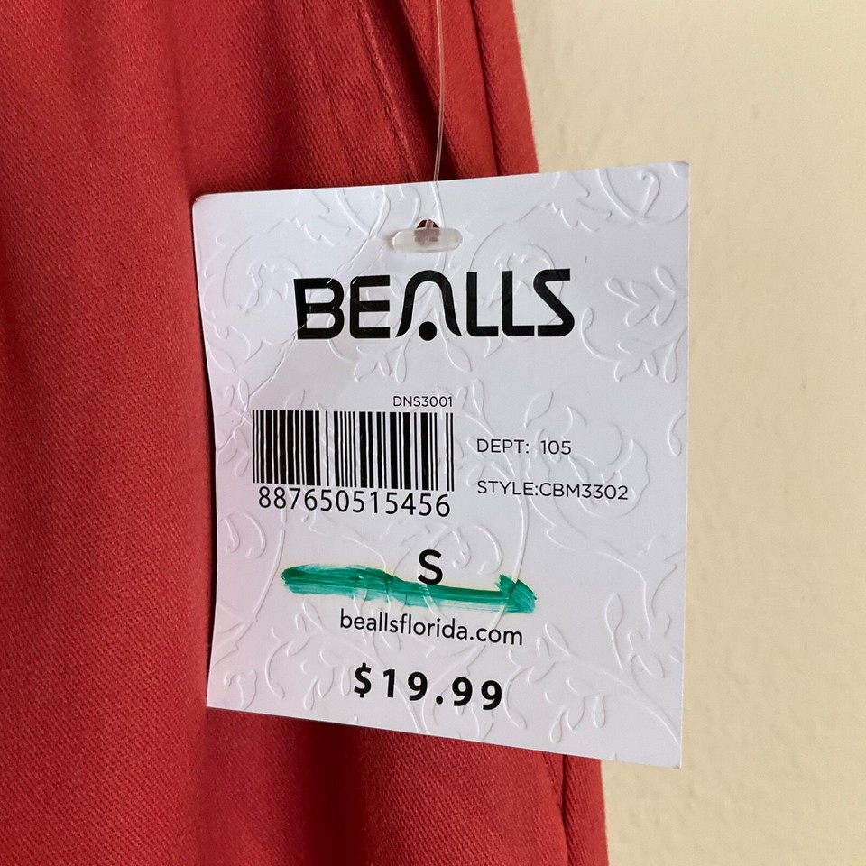 Coral Bay By Bealls Florida - Burnt Orange Twill Capri Pants - Size ...