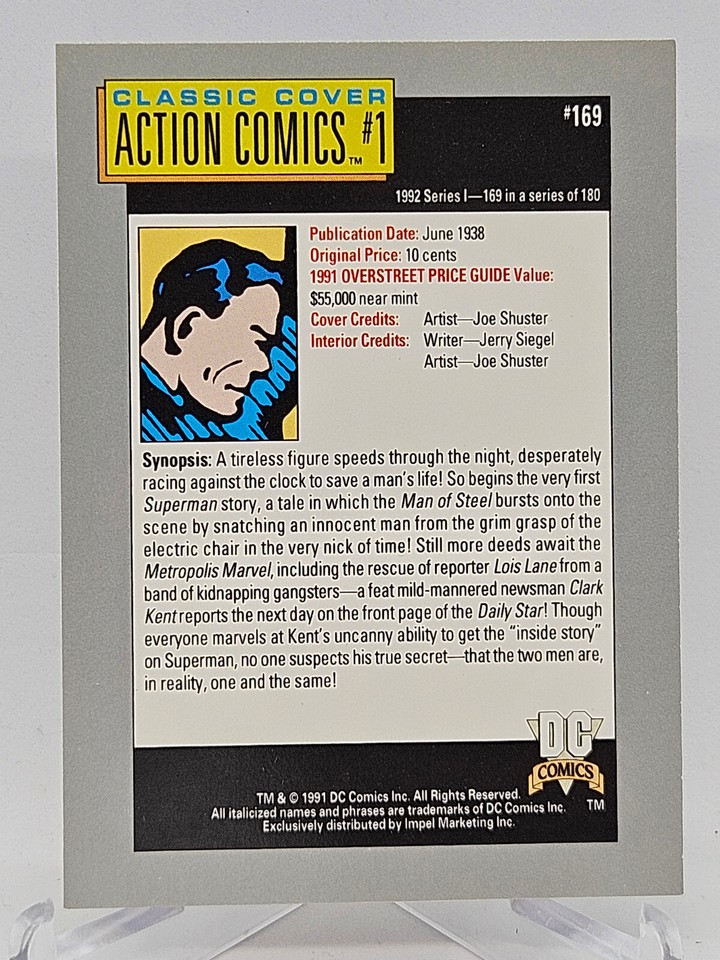 1992 Impel DC Comics Cosmic Classic Covers Action Comics #169 | eBay