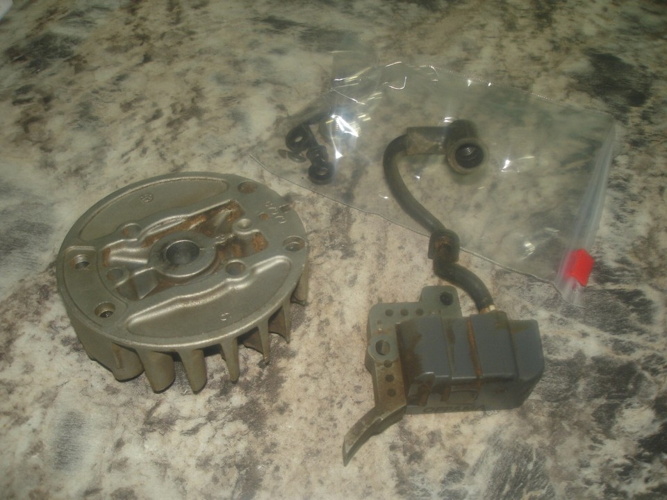 Echo cs-301 coil and flywheel chainsaw part bin 529 | eBay