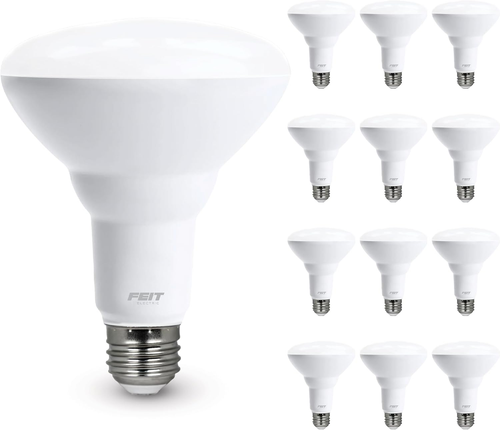 LED BR30 Light Bulbs, 65W Equivalent, Dimmable, 10 Year Life, 650 ...