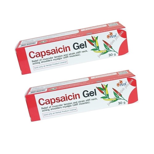 2x Arthritis Pain Relief Capsaicin Hot Gel Capsicum Muscular 30g Exp ...