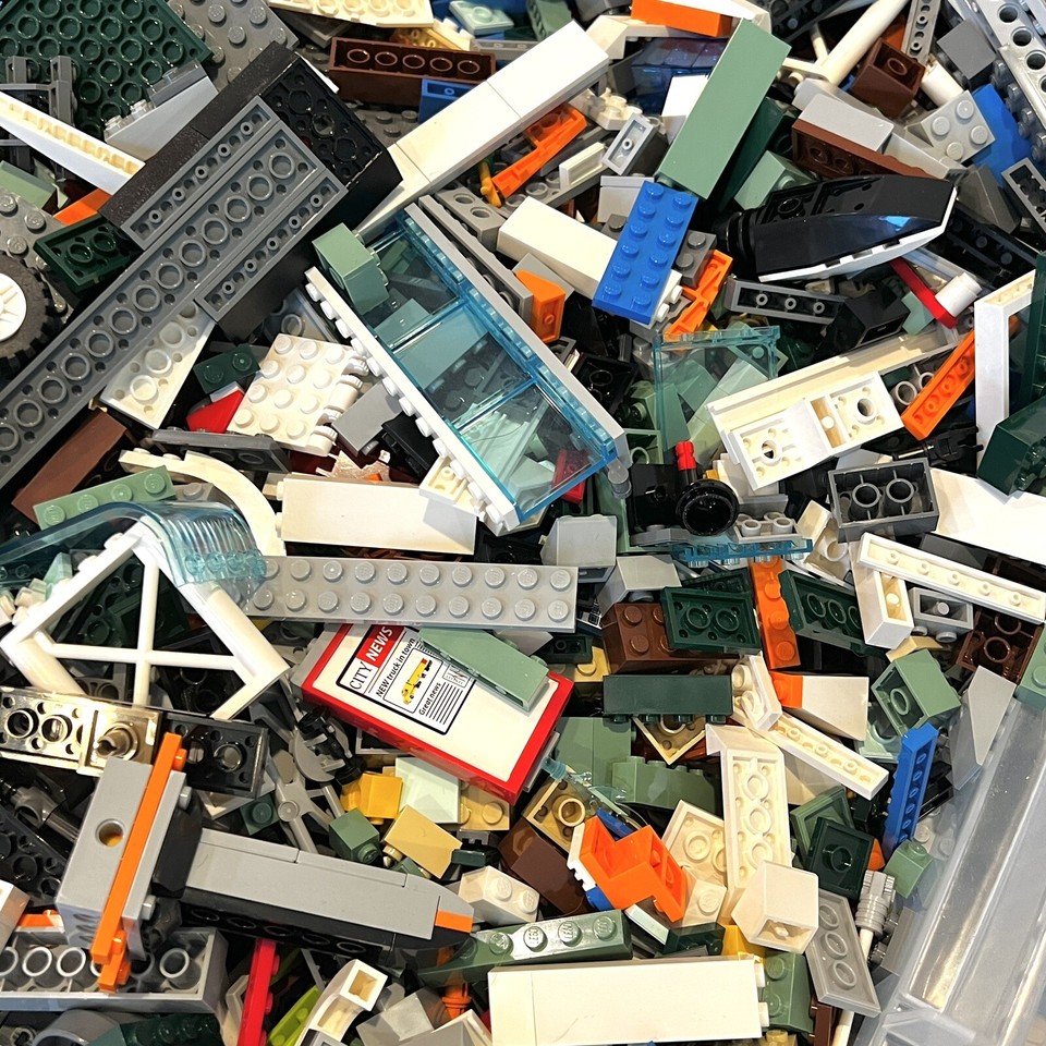 LEGO Bulk Lot 1200pcs Brick Accessories Plates Specialty Building MOC ...