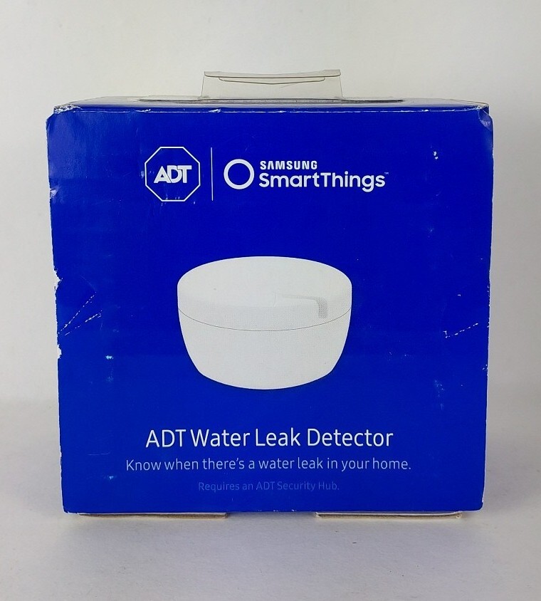 ADT Water Leak Detector. SmartThings Samsung. Model: F-ADT-WTR-1. BoxE1 ...