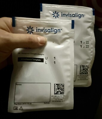 INVISALIGN Teeth Aligners, Trays**2 Pkgs 4 Pieces Total**Great 4 ...