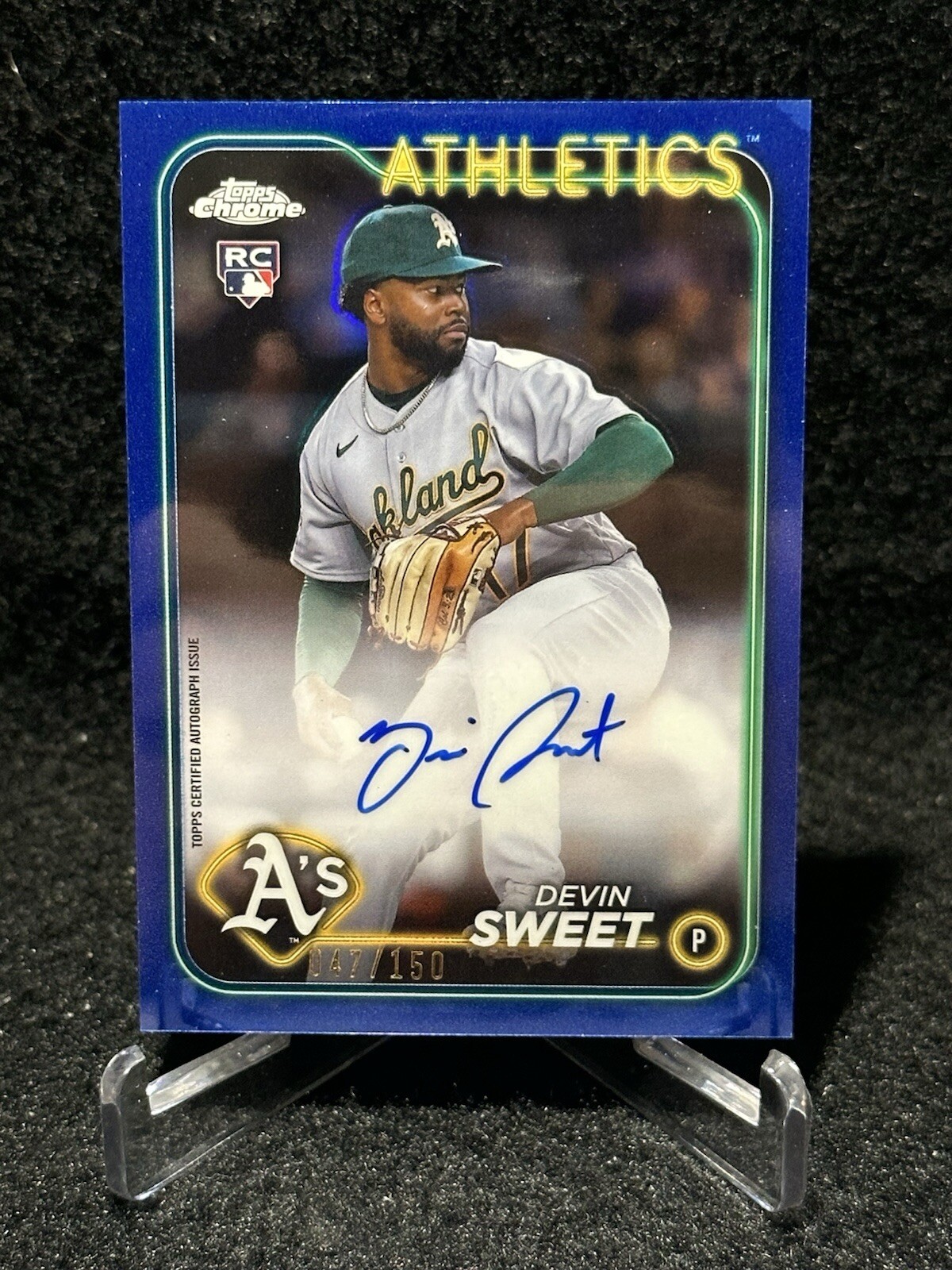 2024 Topps Chrome Update Series - Autographs Devin Sweet #RA-DS Blue ...