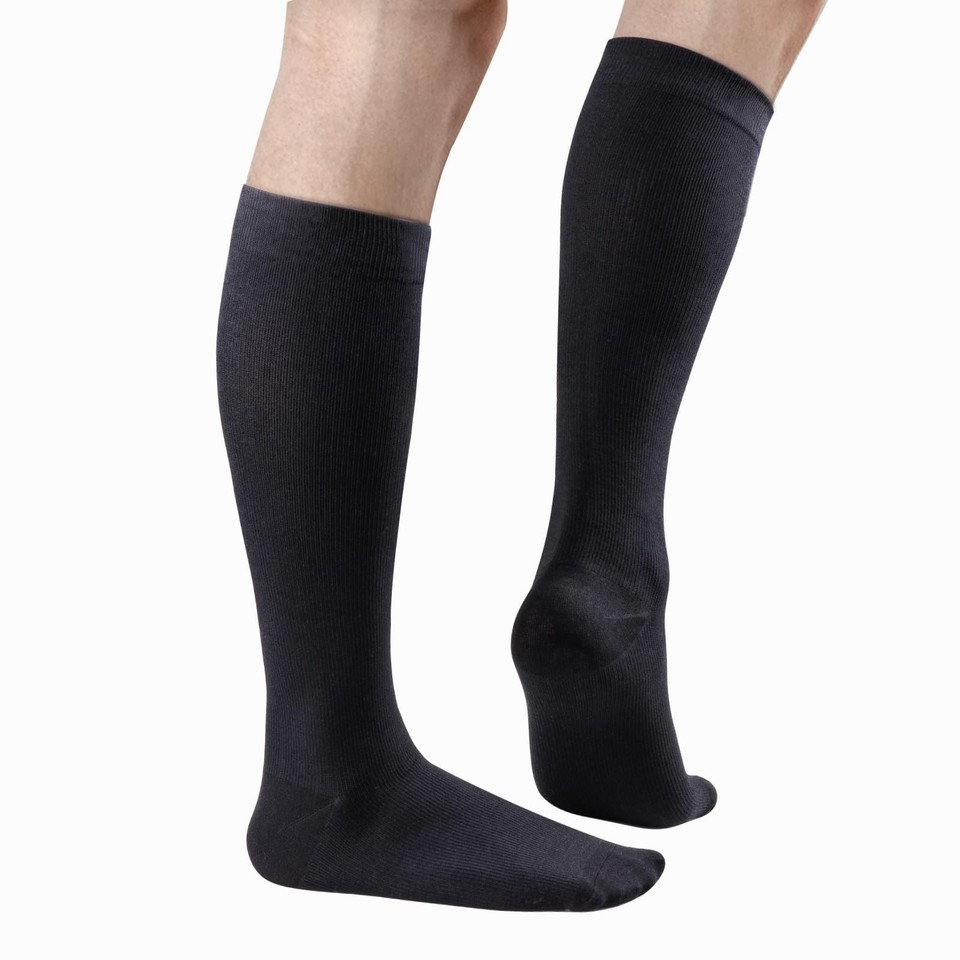 YUEDGE Compression Socks for Men Lightweight Long Thin Cycling Athletic ...