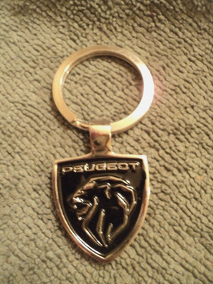 PEUGEOT Metal Enamel keyring PEUGEOT Logo Keychain | eBay