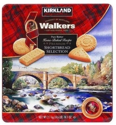 Kirkland Signature Walkers Pure Butter Cookie Premium Shortbread ...