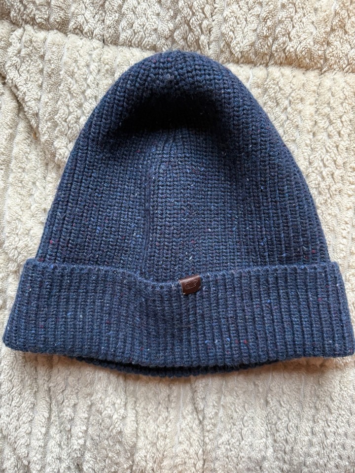Vineyard Vines Rib Knit Beanie and Matching Scar Navy Blue Size OS | eBay