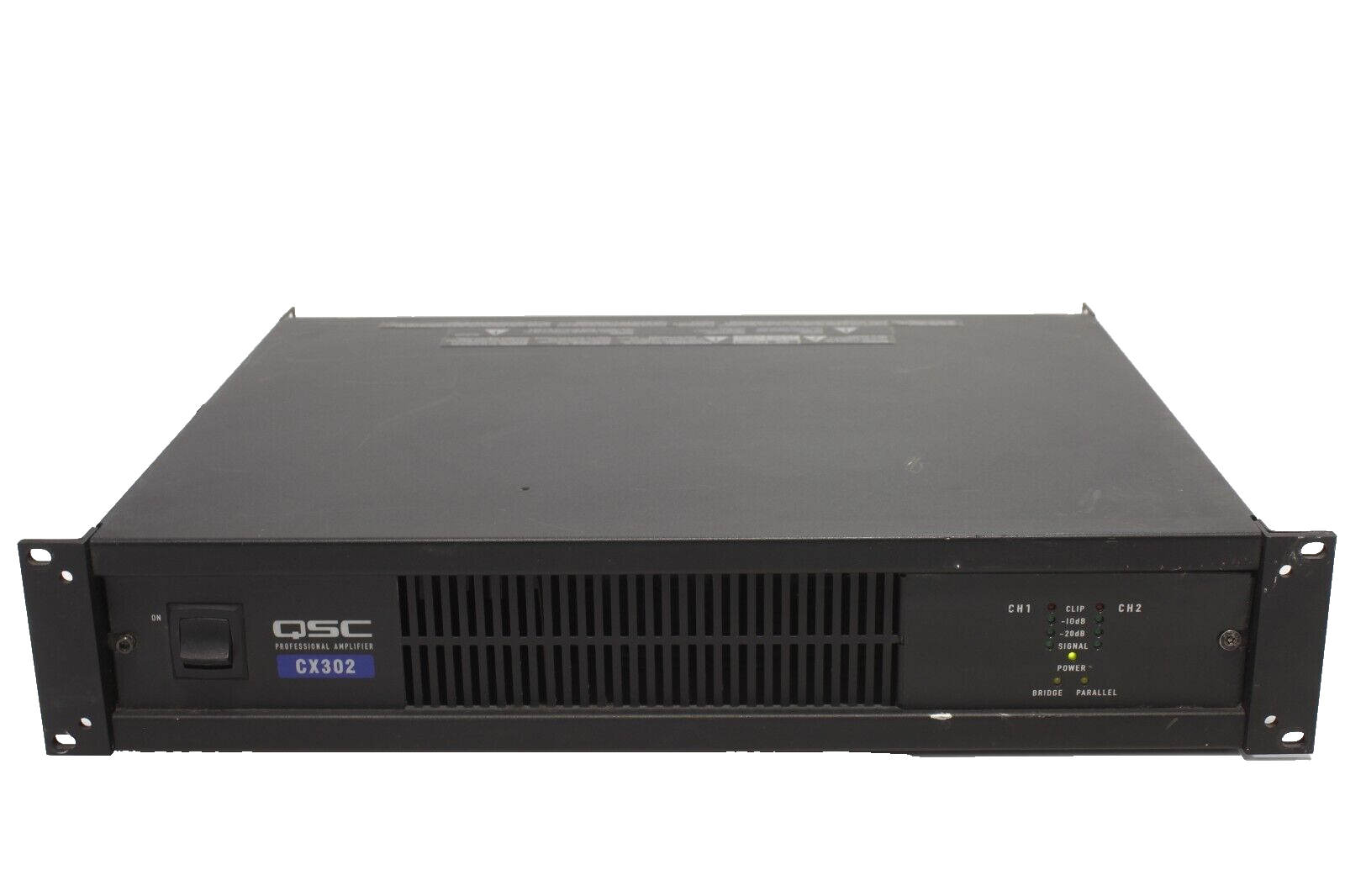 QSC CX302 Direct 70V 2-Channel 200W Professional Power Amplifier Rack ...