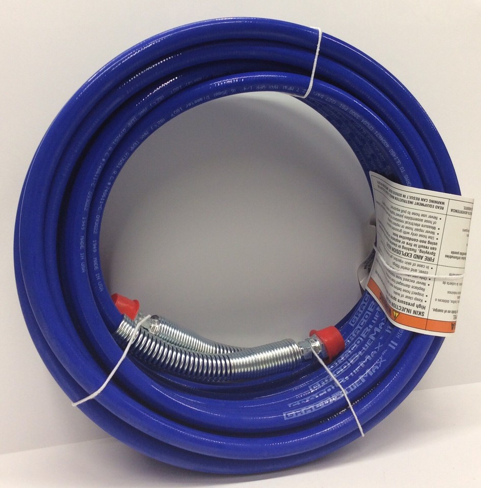 1/4'' x 50' Paint Spray Hose Graco BlueMax II USA Airless Line NEW OEM ...