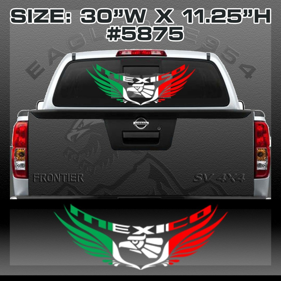 1x MEXICO FLAG DECAL MEXICAN FLAG VINYL DECAL STICKER #1661 | eBay
