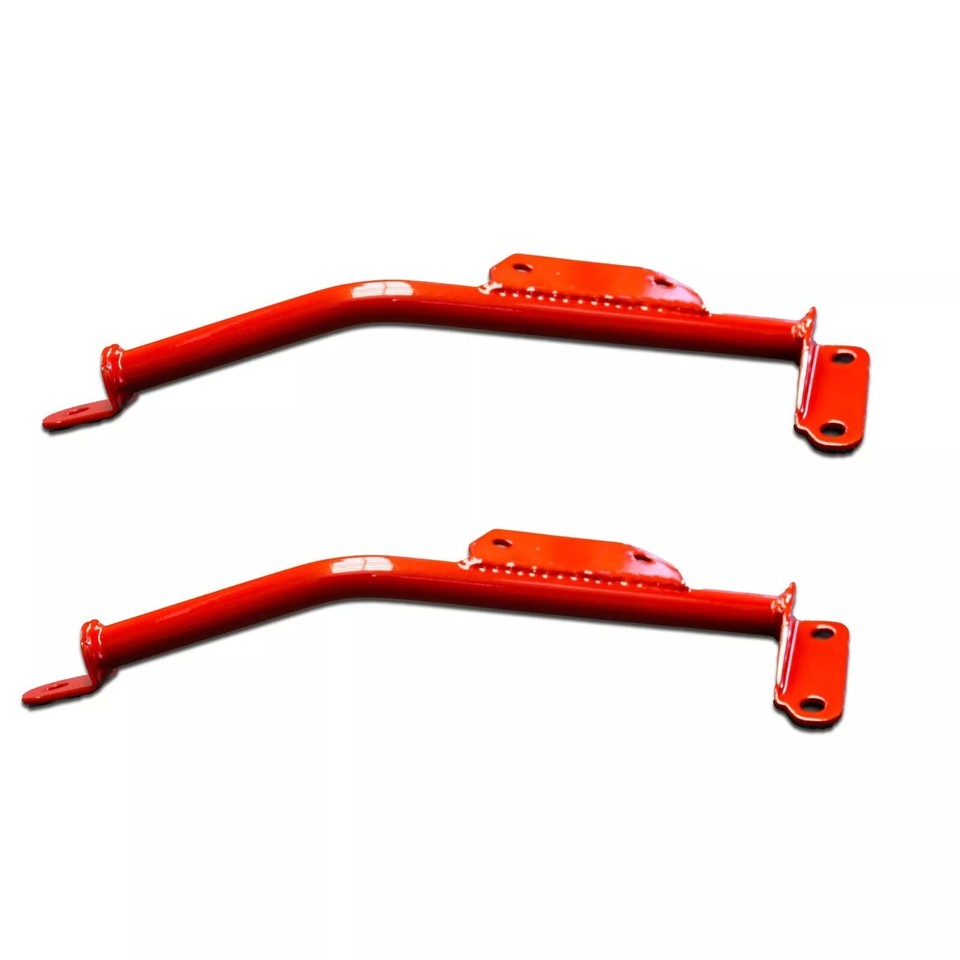 RED Coated Front Upper Nismo Style Strut H Brace Bar For 03-09 Nissan ...