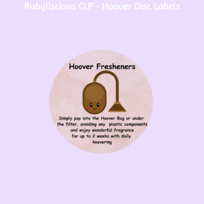 Hoover Disc Instruction Label/Sticker - 37mm - 35 Labels per sheet FREE ...