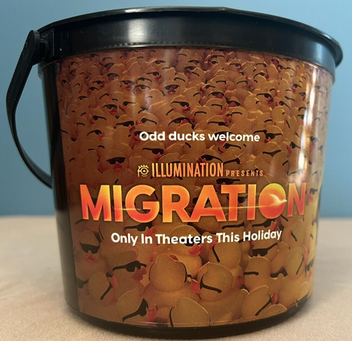 Migration Movie Popcorn Plastic Bucket 2023 Merchandise Popcorn Bucket ...