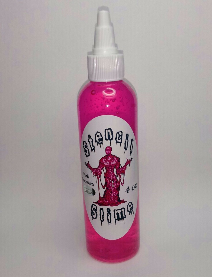 Stencil slime Tattoo Stencil solution, stencil stay, Pink Premium Slime ...