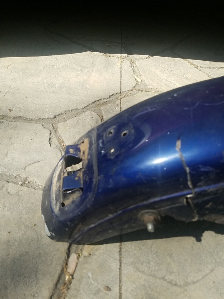 Old Harley-Davidson Motorcycle Original Knucklehead Panhead Rear Fender ...