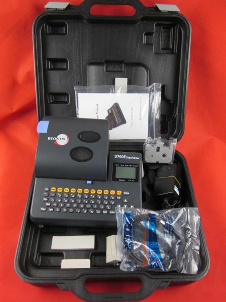 S-700E PC Connection Pipe Printer PVC Pipe Cable ID Printer line Marker ...