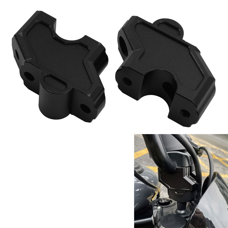 Handlebar Heightening Risers Clamp Fit For Harley Nightster 975 RH975 ...