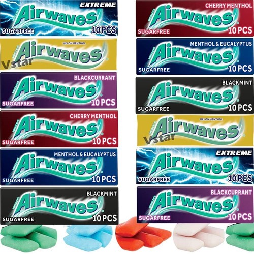 Wrigley's Airwaves Sugar Free Chewing Gum 15 Packets Mixed 6 Flavors | eBay