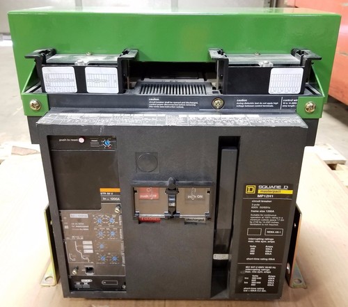 Square D Merlin Gerin Masterpact MP12H1 STR58U Trip 54750 3p 600v 1200a ...
